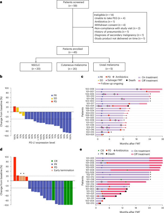 Fecal microbiota transplantation plus immunotherapy in non-small cell ...